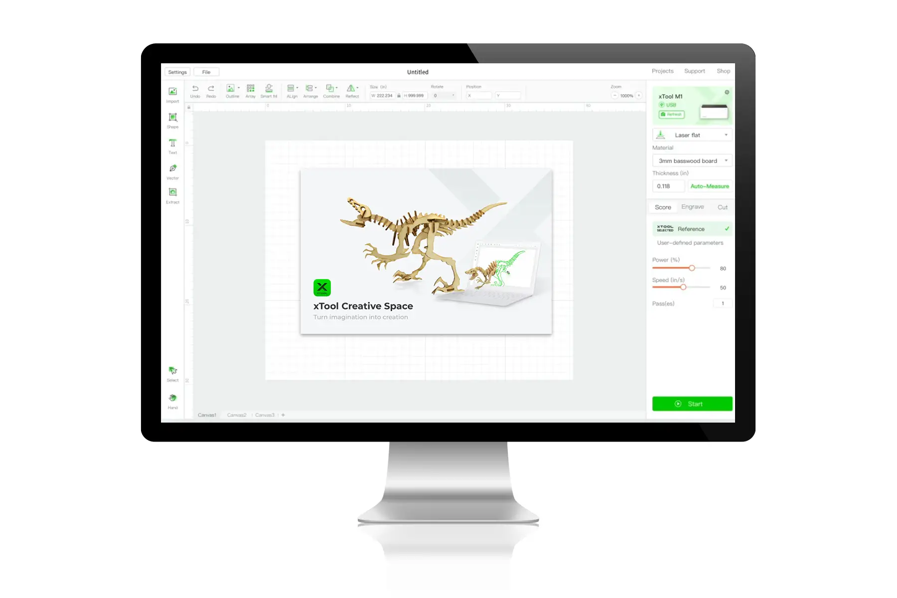 xTool Creative Space Software - Laserlink